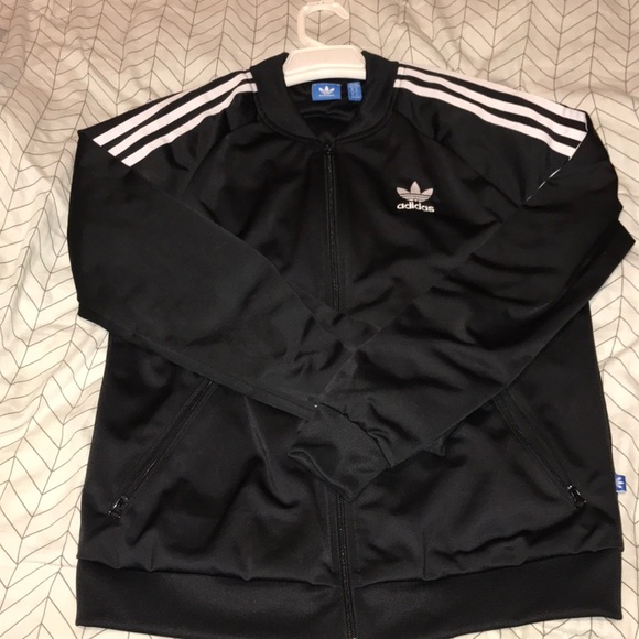 Jackets & Coats | Comfortable Black Adidas Track Jacket | Poshmark